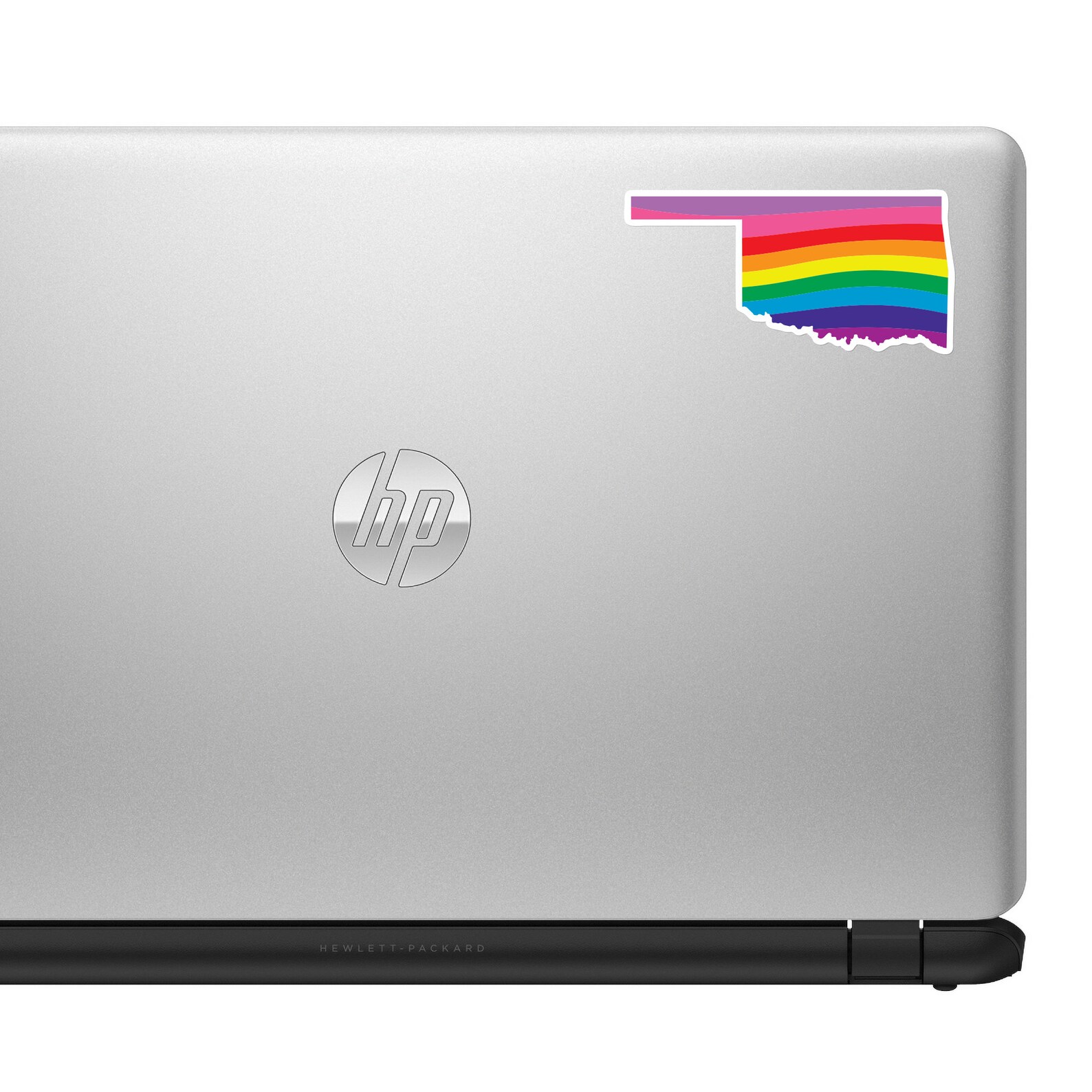 Oklahoma Rainbow Flag Decal OK State LGBTQ Decal Oklahoma - Etsy