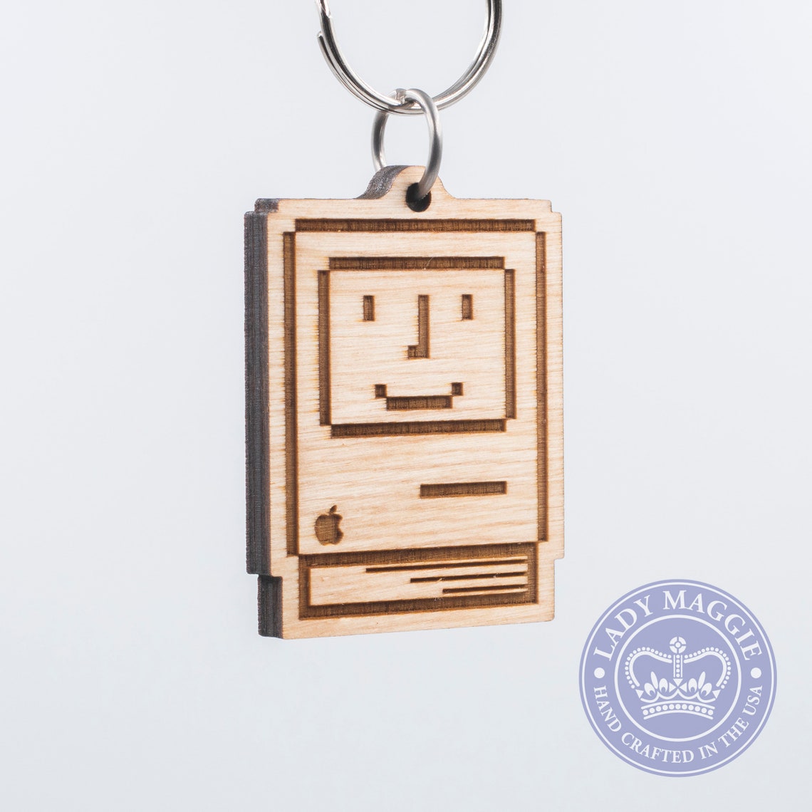 Happy Mac Keychain Macintosh Retro Mac OS Keyring Retro | Etsy