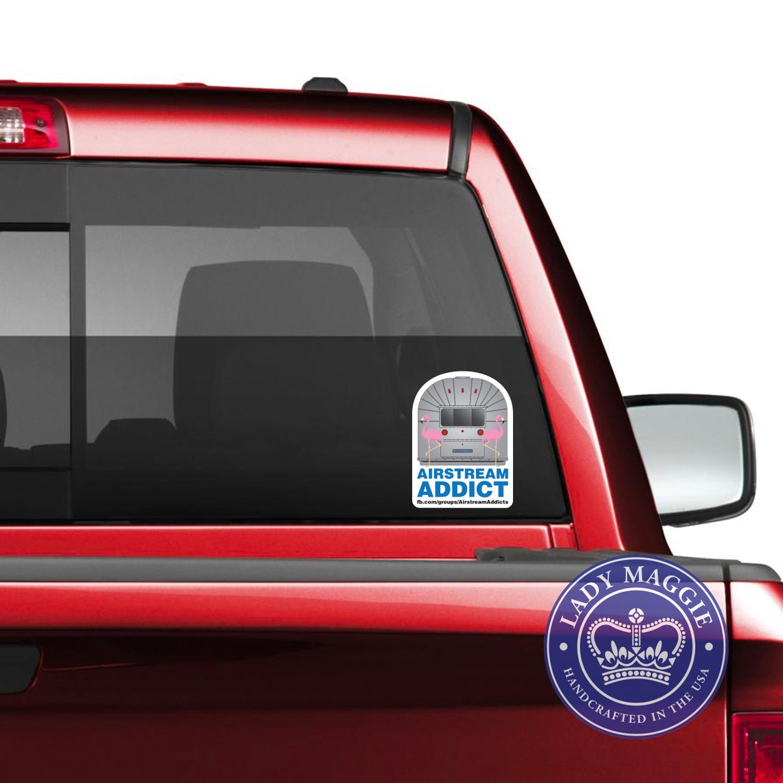 Airstream Addict Facebook Group Decal - Airstream Travel Trailer Decal ...