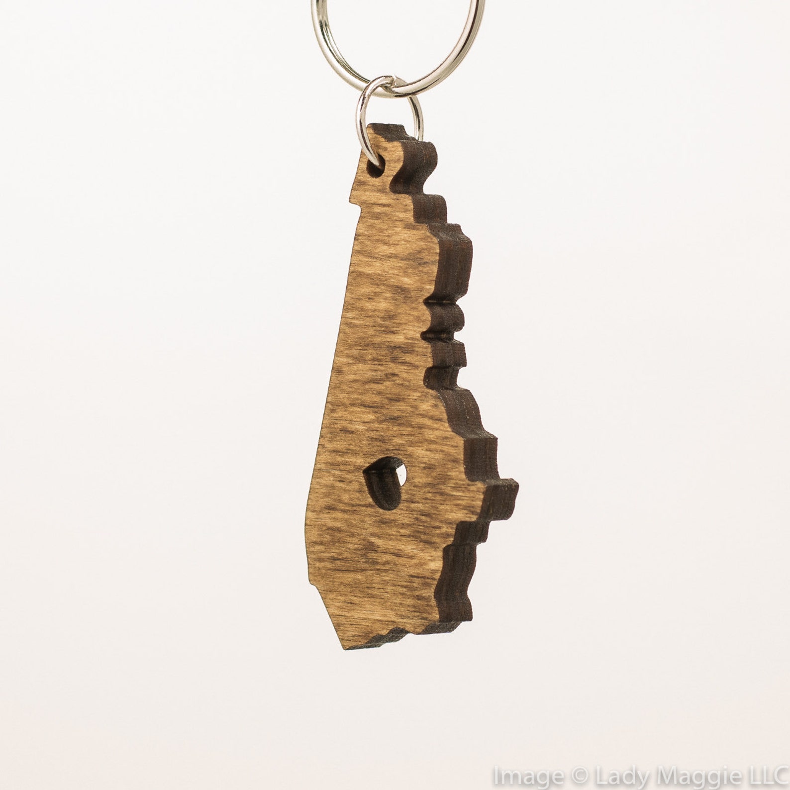 Kentucky Wooden Keychain KY State Keychain Wooden Kentucky - Etsy