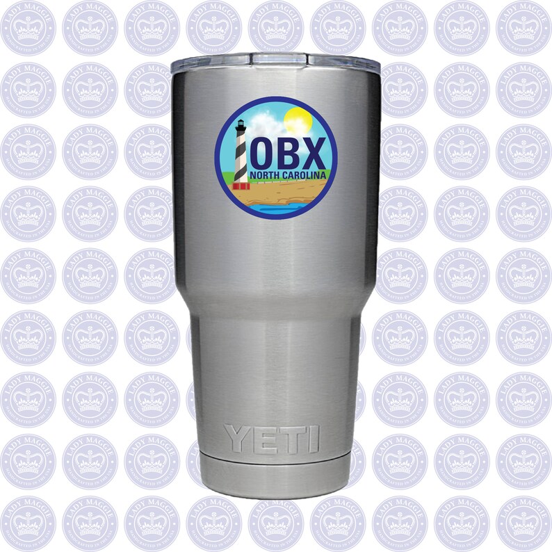 OBX Lighthouse Decal Outer Banks Bumper Sticker OBX Outer | Etsy