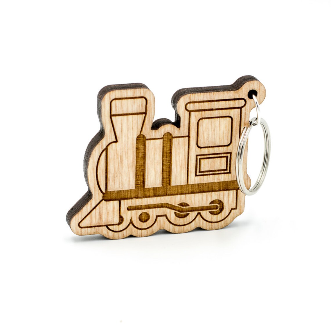 Train Keychain Locomotive Keychain Choo Choo Train - Etsy