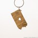 Pennsylvania Wooden Keychain PA State Keychain Wooden - Etsy