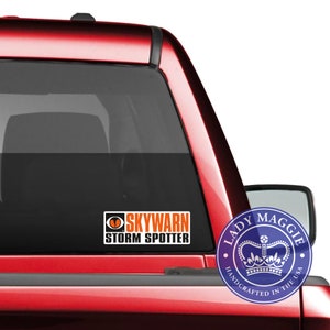 SKYWARN Decal - NWS SKYWARN Storm Spotter Decal - Skywarn Bumper ...