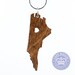 North Carolina Keychain NC State Keychain Wooden North Carolina Carved ...
