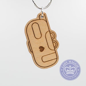 Camper Keychain - Double Wheel Camper Charm - Camping Trailer Keychain ...