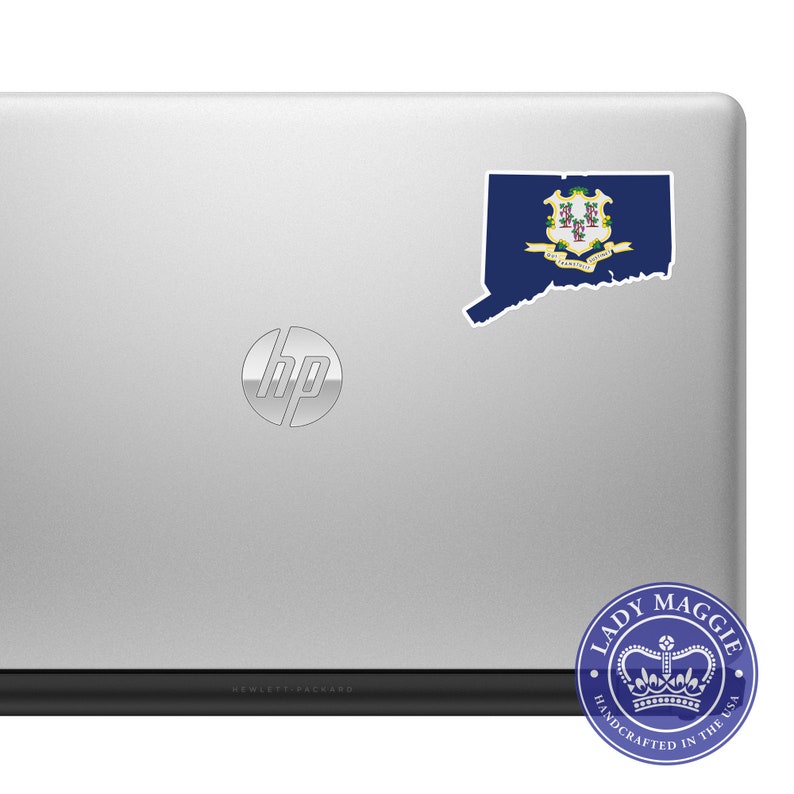 Connecticut Decal CT State Flag Decal Connecticut State - Etsy