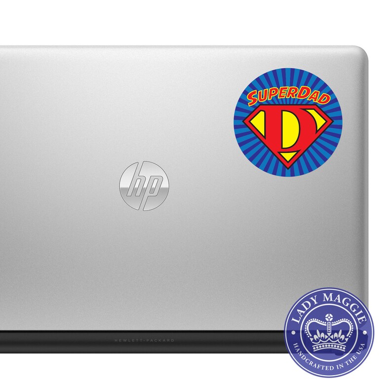 Super Dad Decal Father's Day Super Dad Bumper Sticker - Etsy