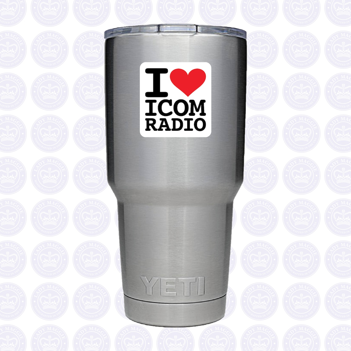 I Love Icom Radio Amateur Radio Decal Bumper Sticker Radio - Etsy