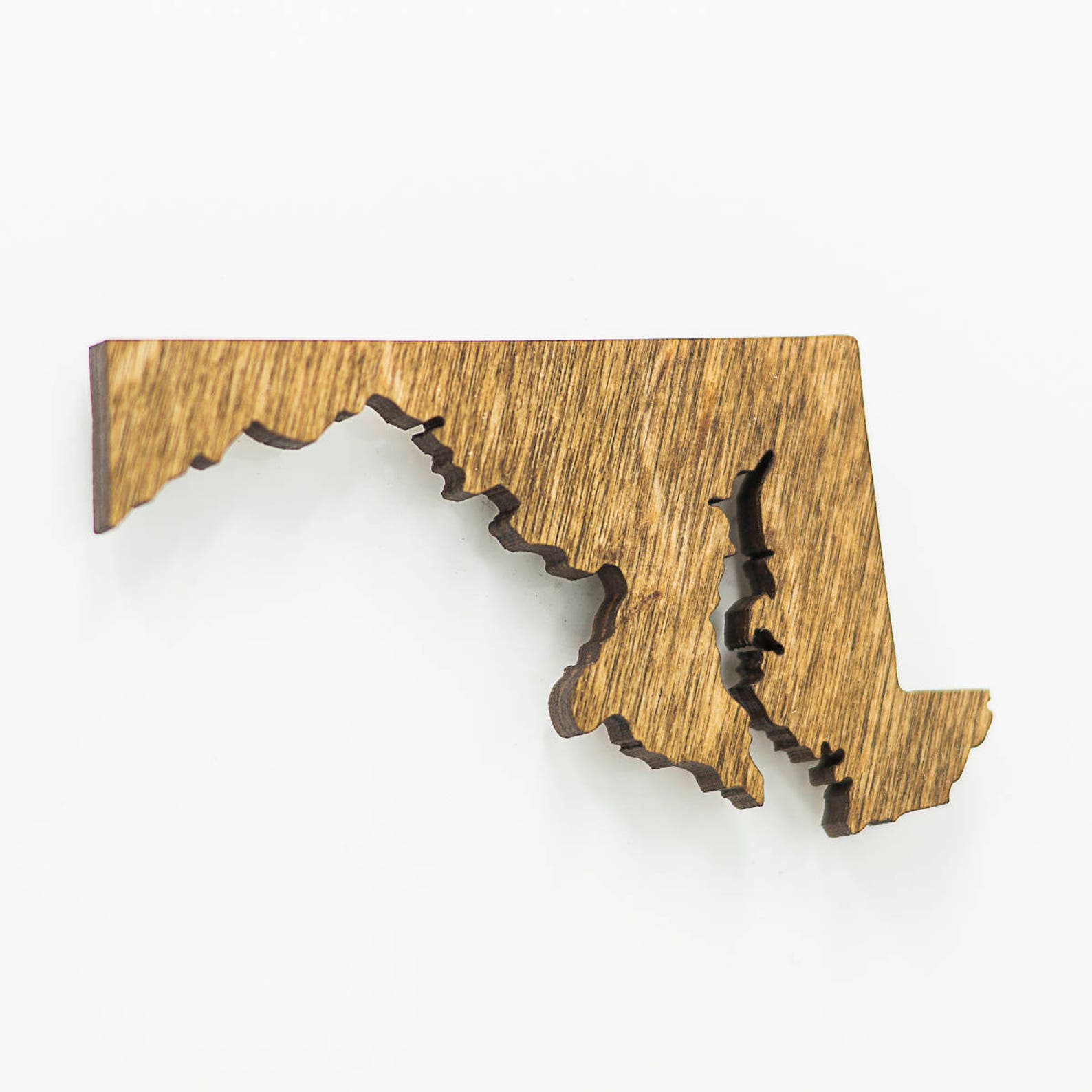 Maryland Wooden Magnet MD State Magnet State of Maryland - Etsy