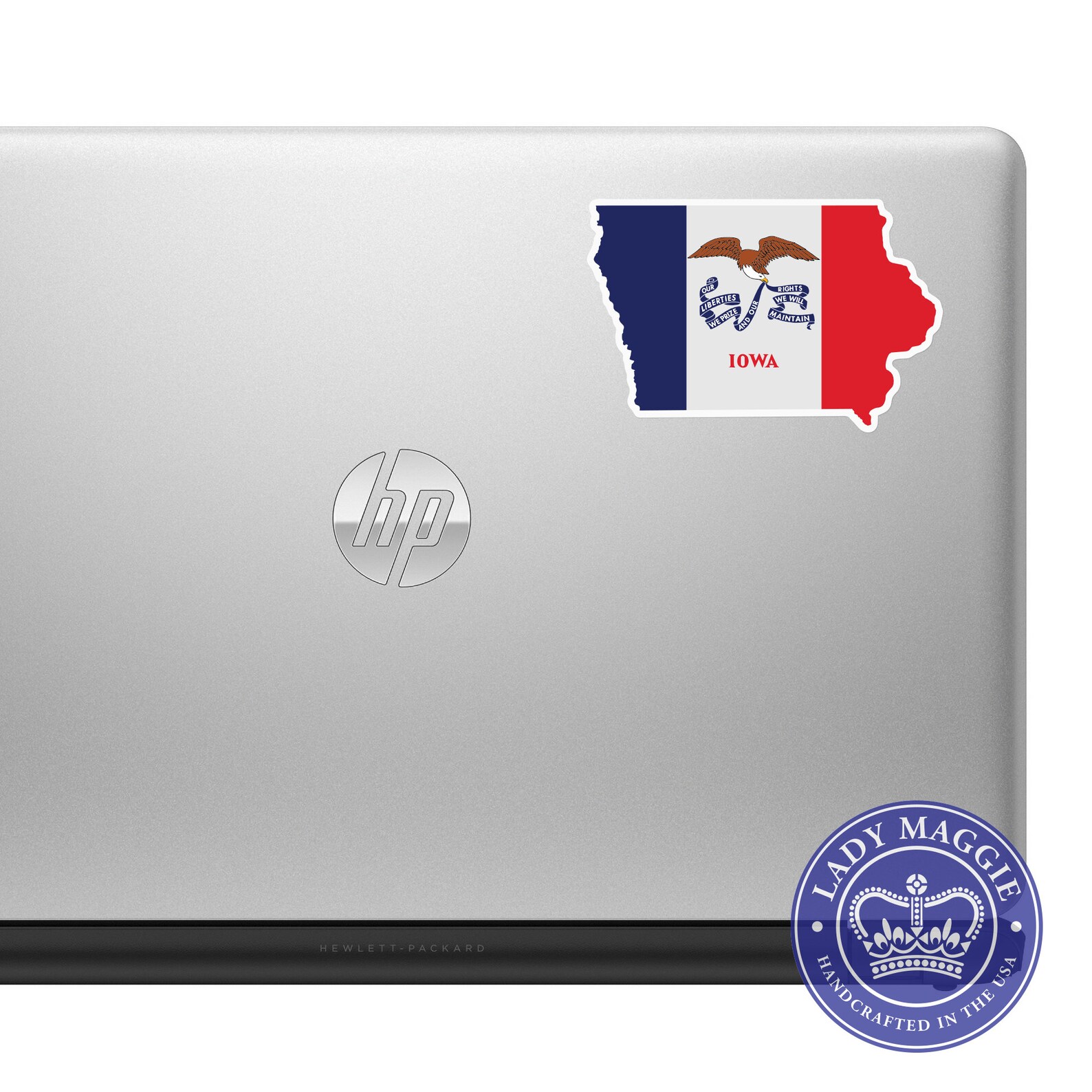 Iowa Decal IA State Flag Decal Iowa State Bumper Sticker State of Iowa ...