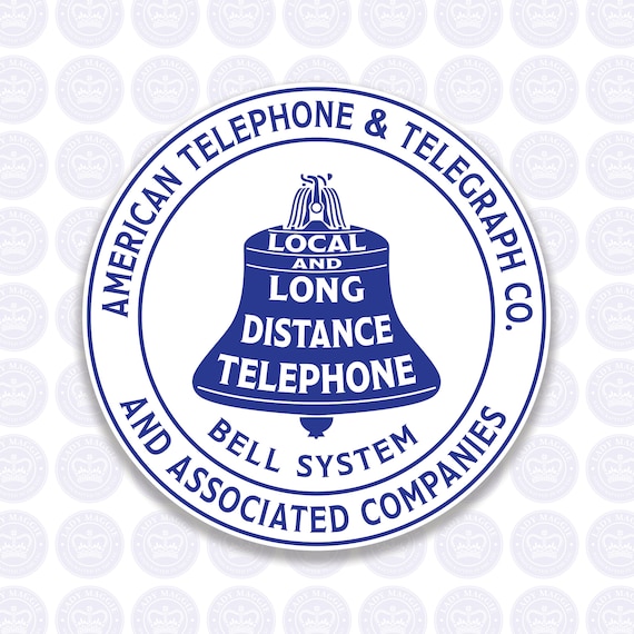 AT&T Long Distance Telephone Decal Bell System ATT and | Etsy