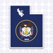 Utah Decal UT State Flag Decal Utah State Bumper Sticker - Etsy