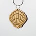 Seashell Keychain - Clam Shell Keychain - Sea Shell Keychain - Sea ...