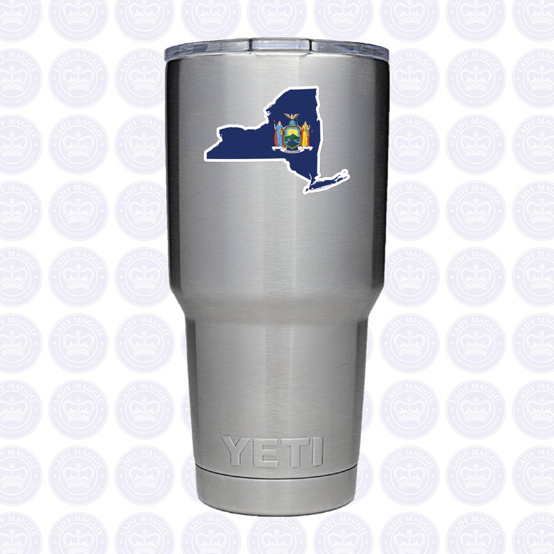 New York Decal NY State Flag Decal New York State Bumper - Etsy