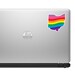Ohio Rainbow Flag Decal OH State LGBTQ Flag Decal Ohio State Bumper ...