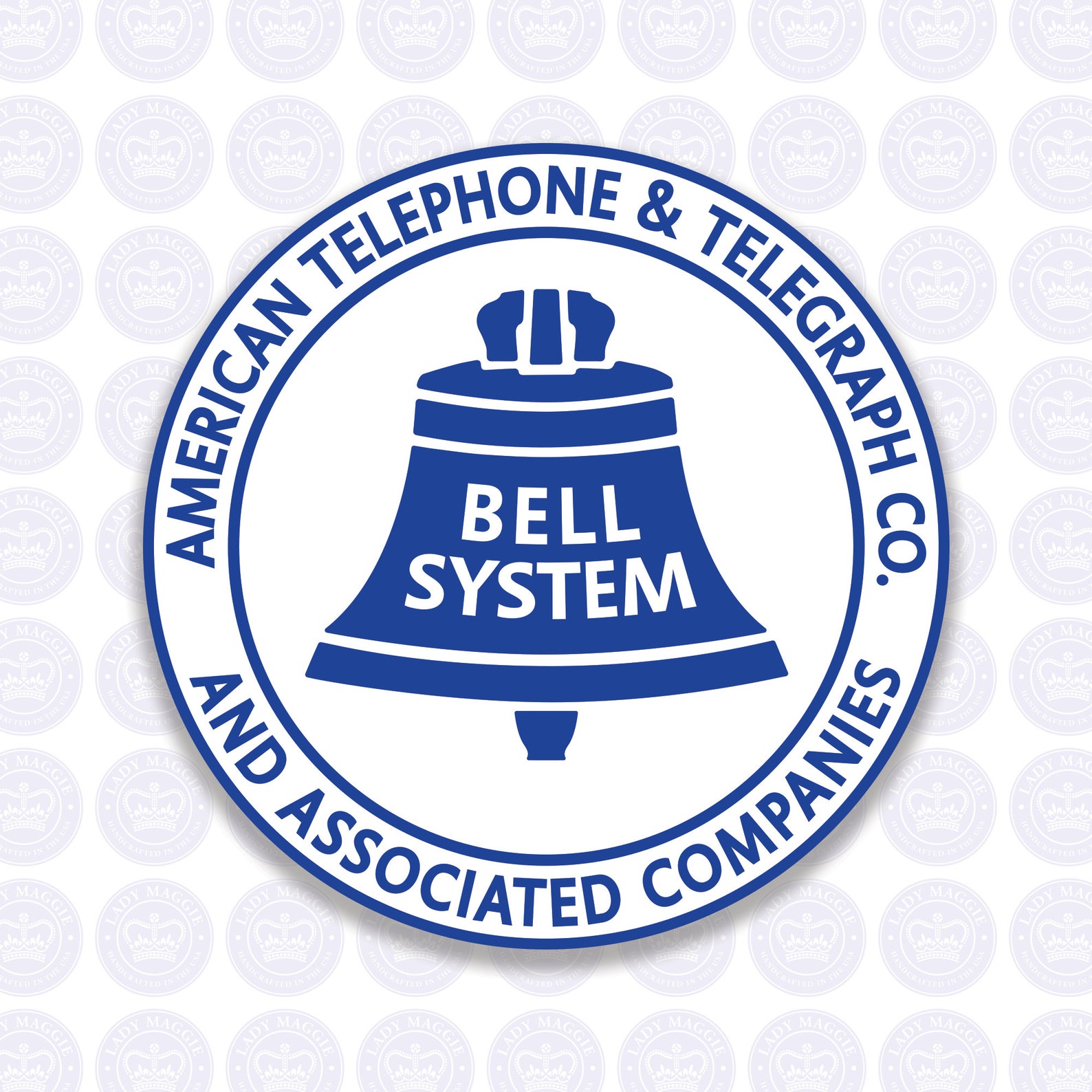 Bell System Vintage Logo Bumper Sticker American Telephone & | Etsy