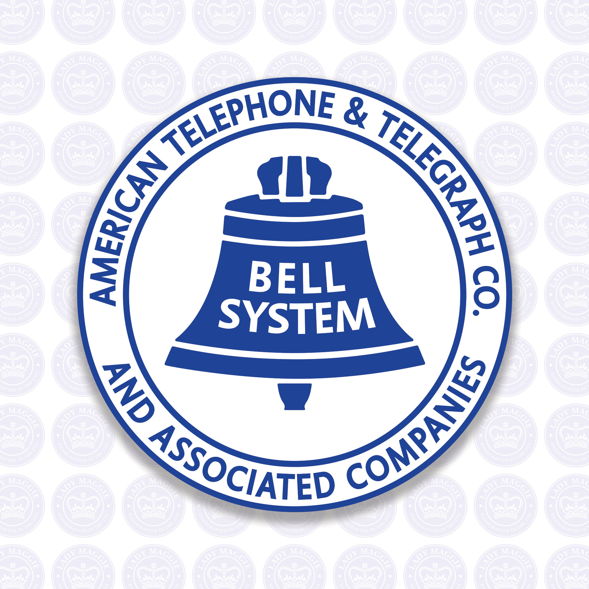Bell System Vintage Logo Bumper Sticker American Telephone & - Etsy