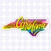 North Carolina Script Rainbow Decal - NC Script LGBTQ Flag Decal ...