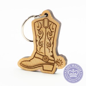 Cowboy Boot Keychain - Boot Keyring - Western Boot Keychain - Cowboy ...