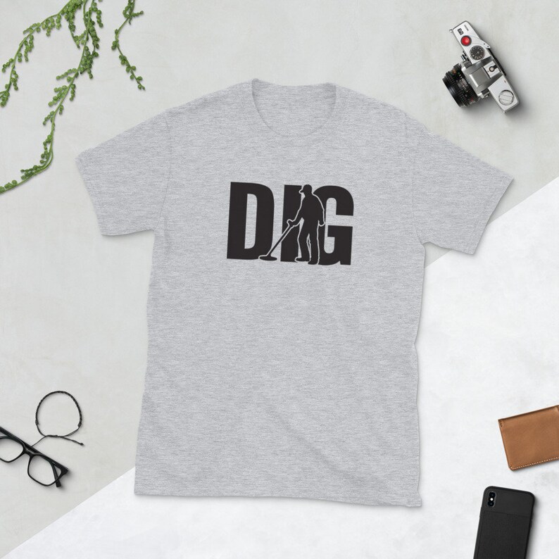 Dig T-shirt Metal Detector Shirt Detectorist Shirt Metal - Etsy