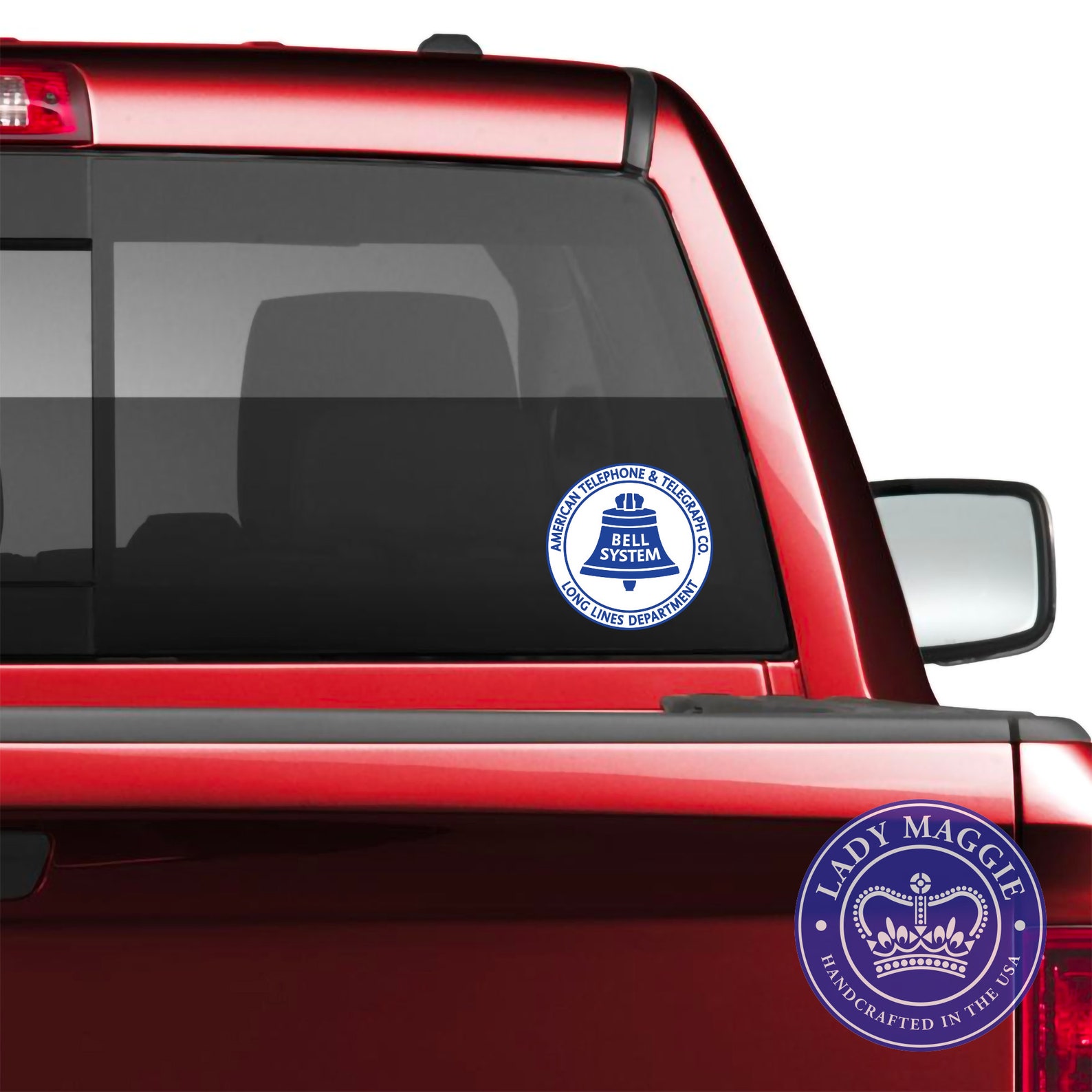 Long Lines Department Decal - Bell System ATT Vintage Logo Bumper ...