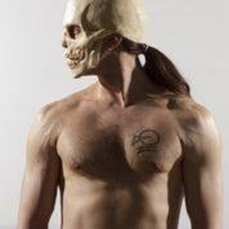 Comfortable Realistic Skull Mask In Bone Finish Etsy comfortable-realistic-skull-mask-in-bone-finish-etsy