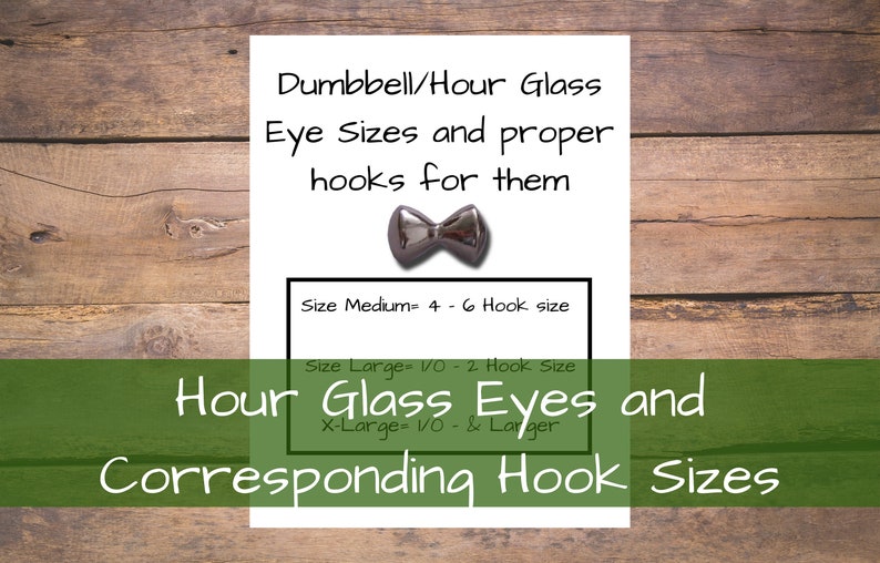 Printable Fly Tying Cheat Sheet, Hour Glass Eyes and Corresponding ...