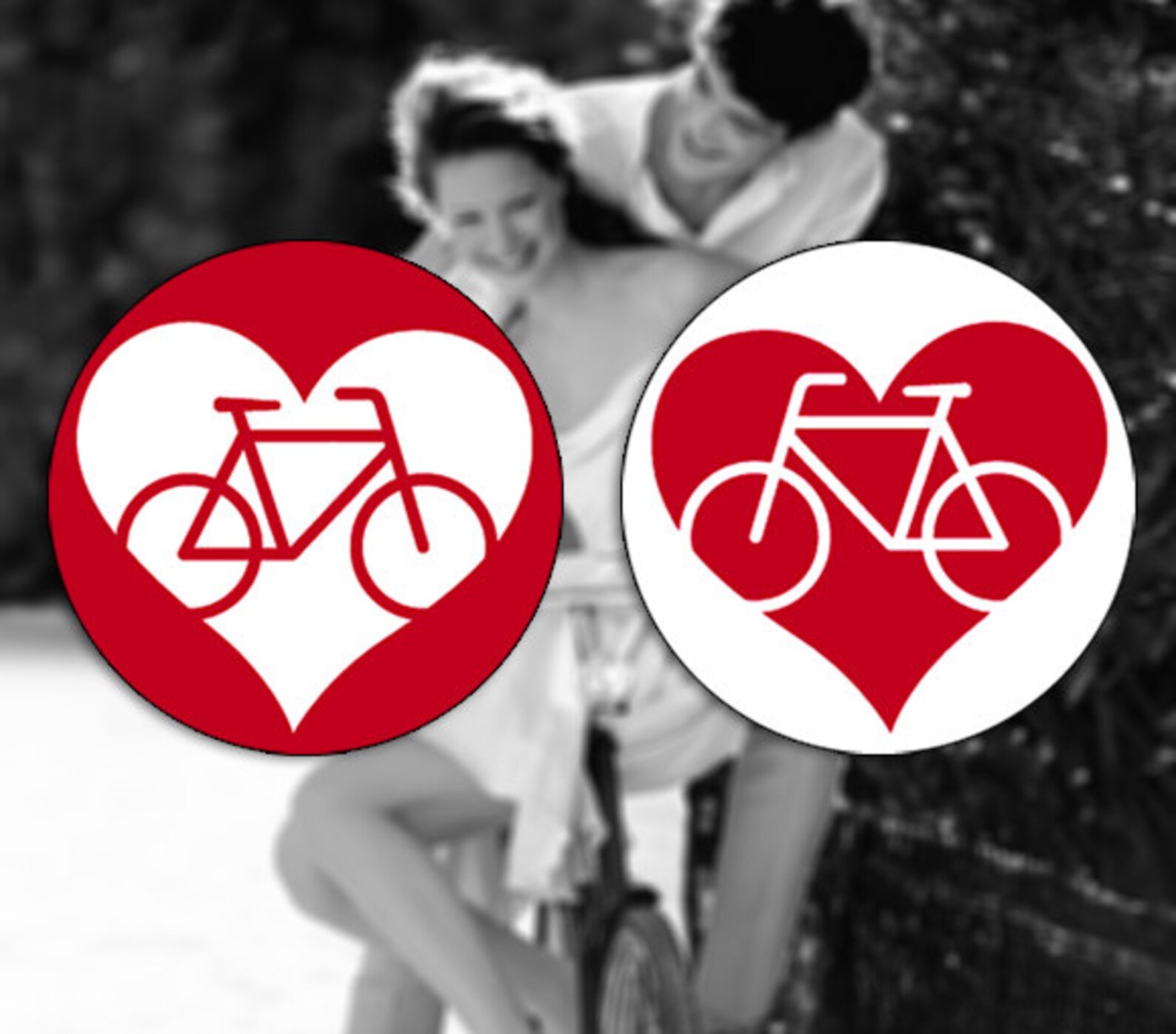 Bicycle Decal-reflective Sticker for Your Bike Love - Etsy