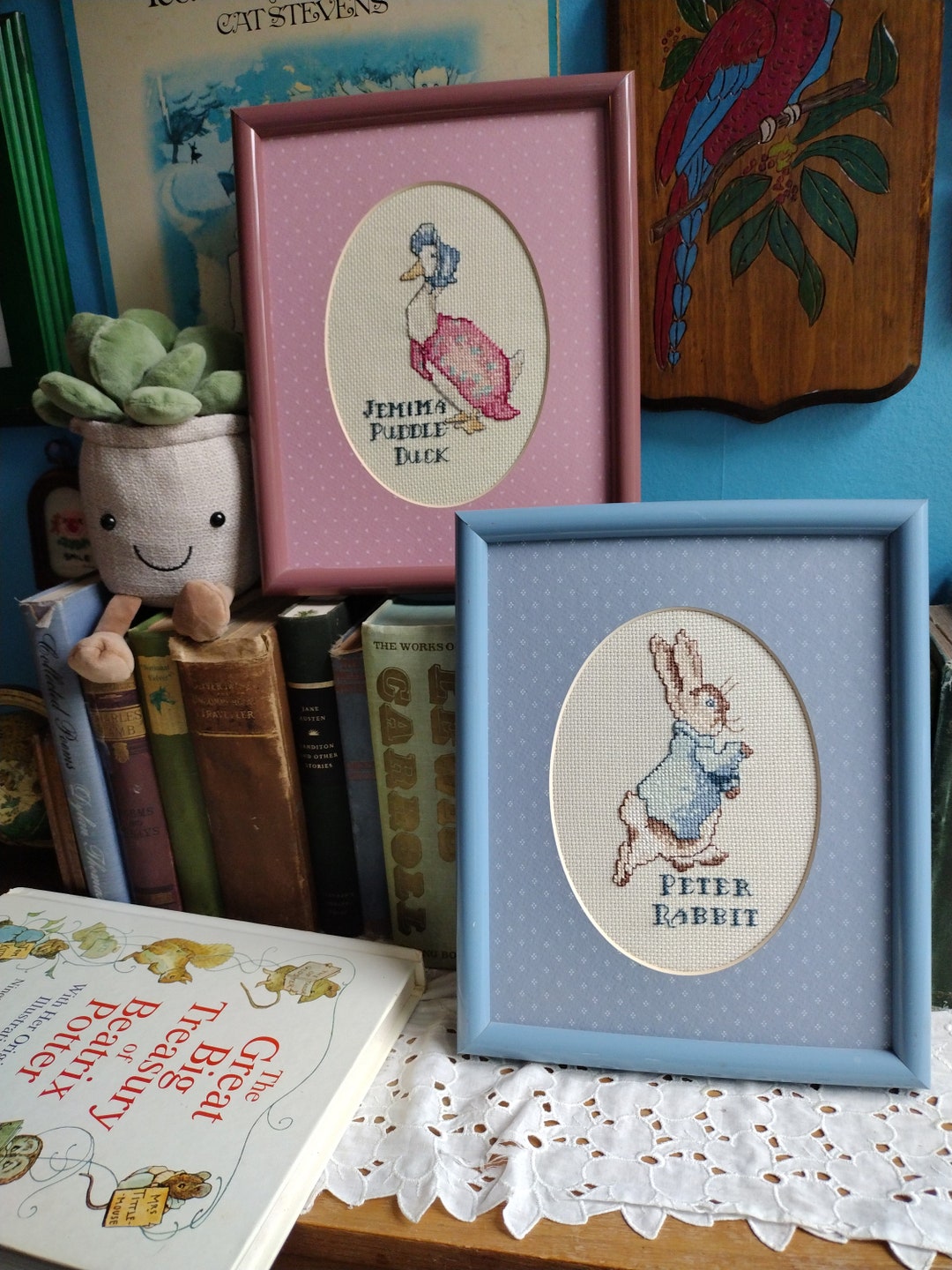 Pick One Vintage Peter Rabbit Jemima Puddleduck Beatrix Potter Pink ...