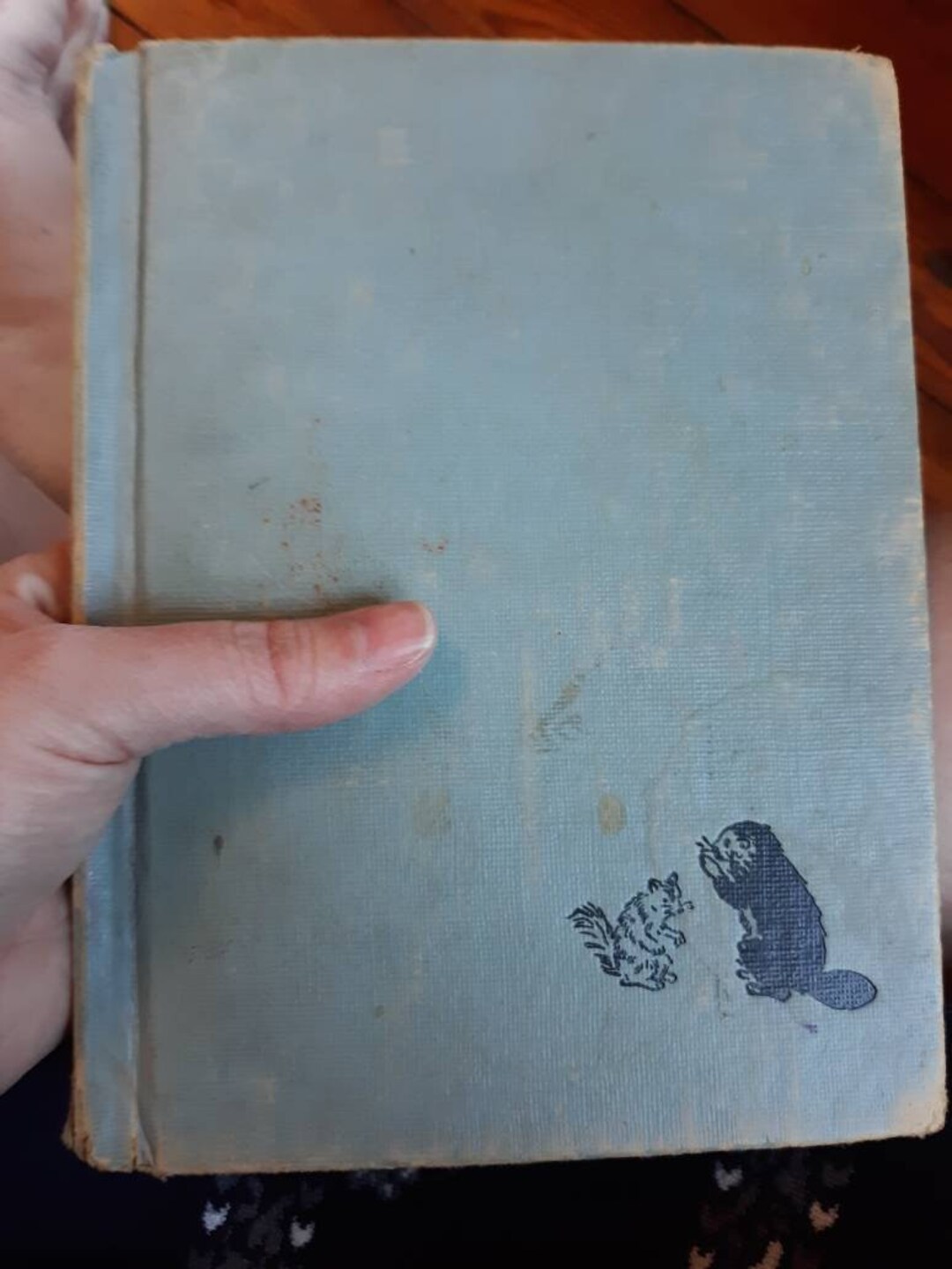Vintage Eager Beaver Children's Book Blue Hardcover Inez Hogan - Etsy