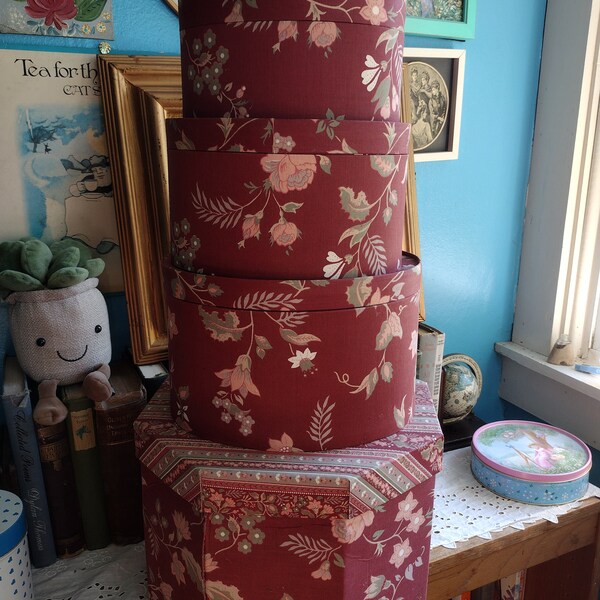 Decorative Hat Box - Etsy