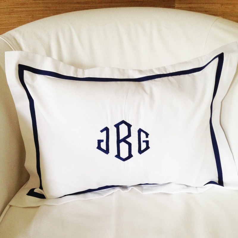 Monogram Pillow - Etsy