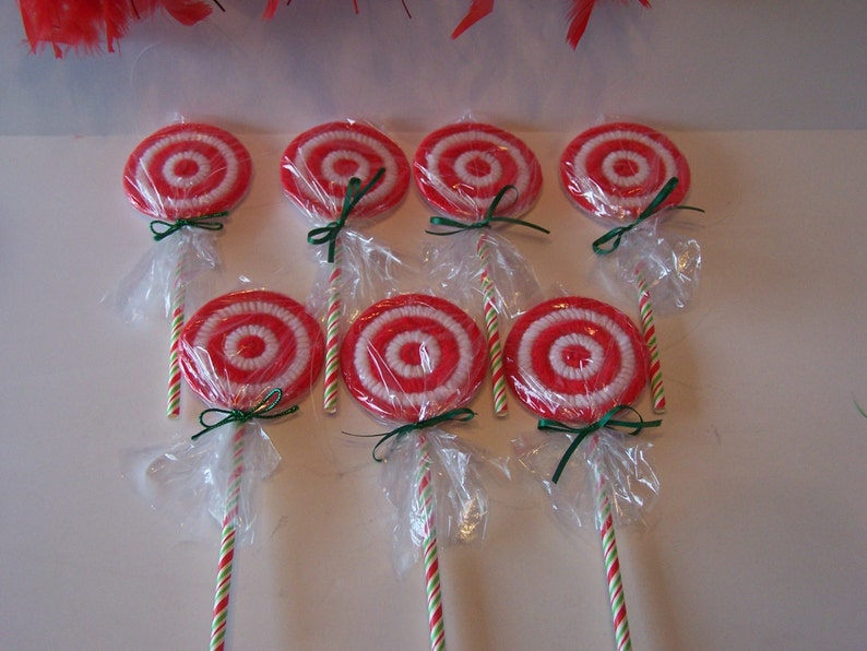 Plastic Canvas Candy Cane Christmas Lollipop Ornament / Gift - Etsy