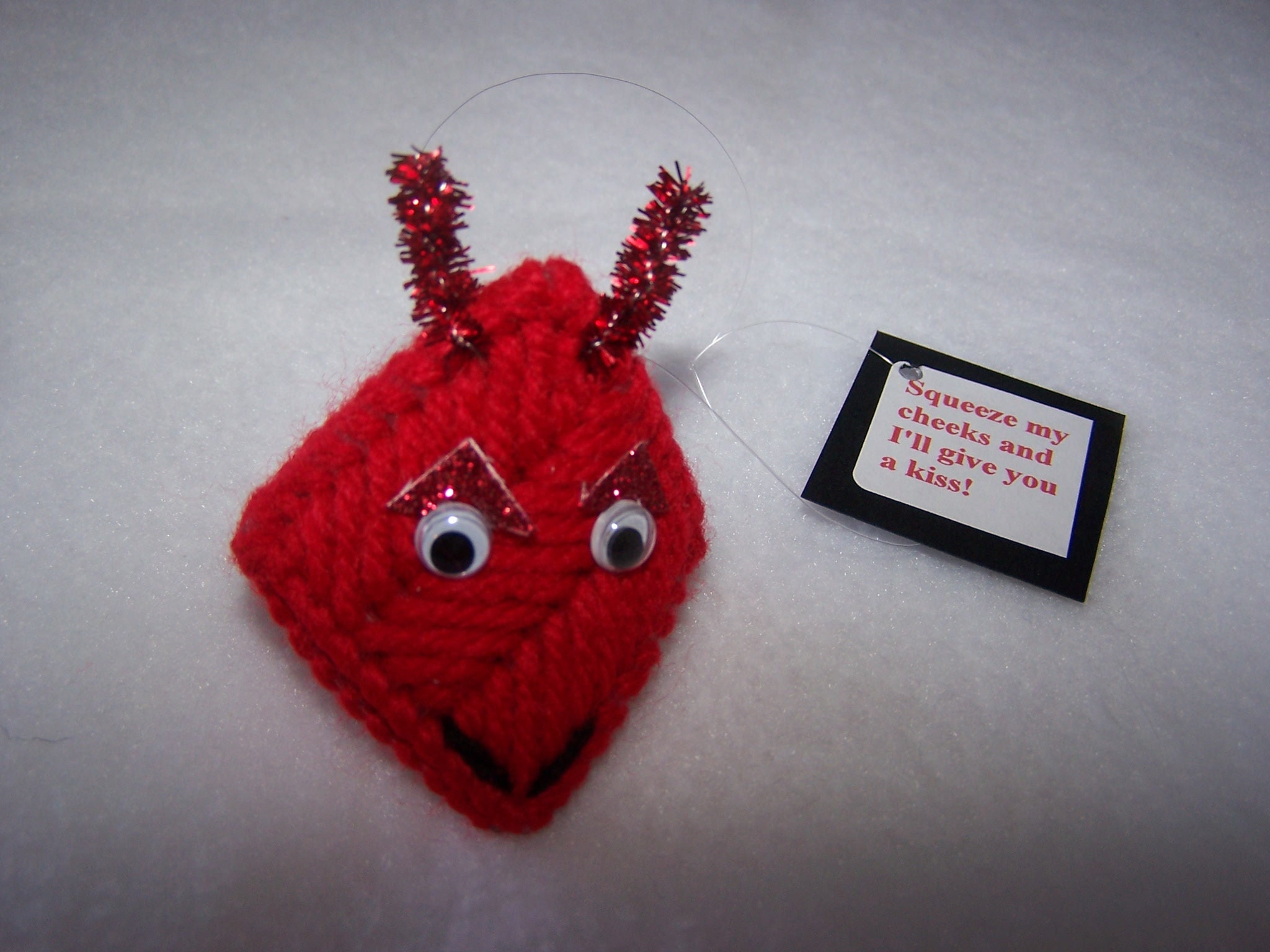 Devil Halloween Plastic Canvas Party Favor/ornament/ Gift | Etsy