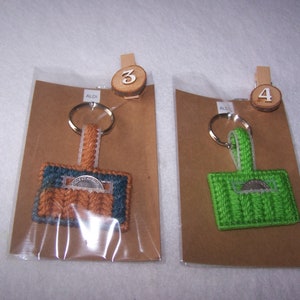 Aldi Quarter Holder Keychain, Handmade, Plastic Canvas, Durable, Unique ...