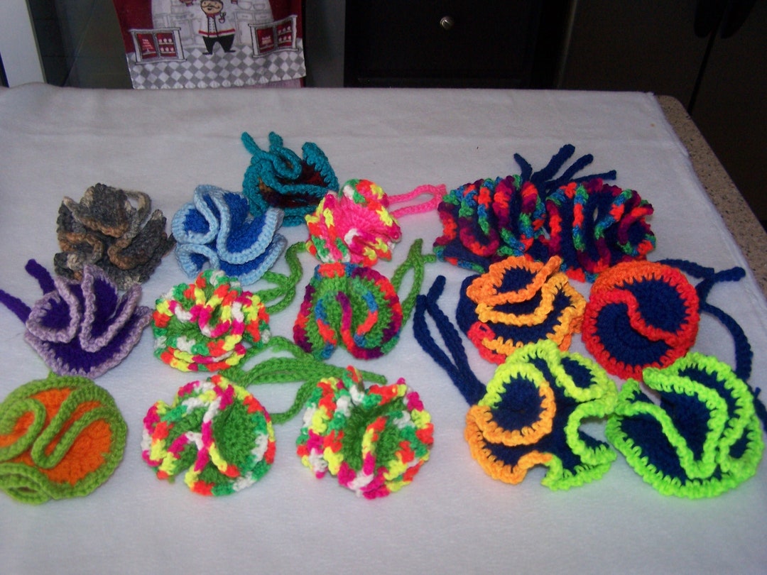 Luggage Tag Identifier Crocheted With - Etsy