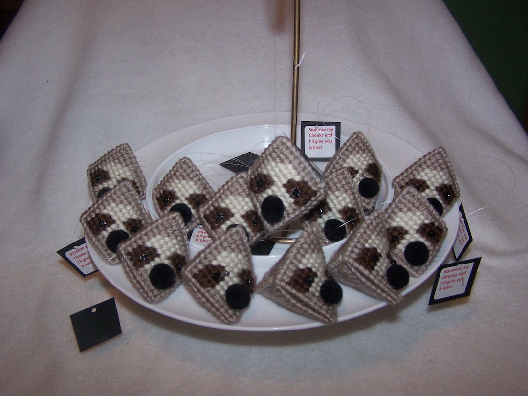 Sloth Handmade Ornament/ Gift Tag "squeeze My Cheeks" W/candy KISS ...