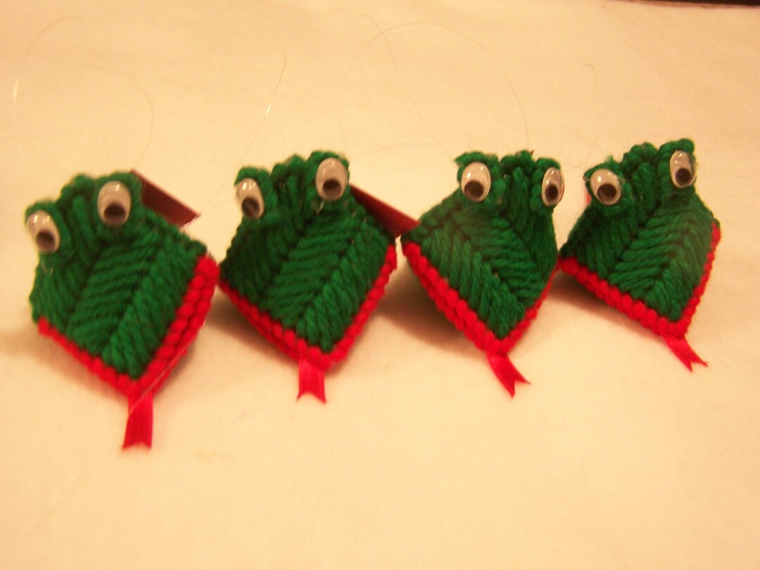 Frog / Alligator Handmade Party Favor/ornament/ Gift Tag "squeeze My ...