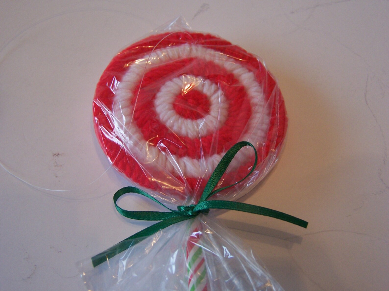 Plastic Canvas Candy Cane Christmas Lollipop Ornament / Gift - Etsy