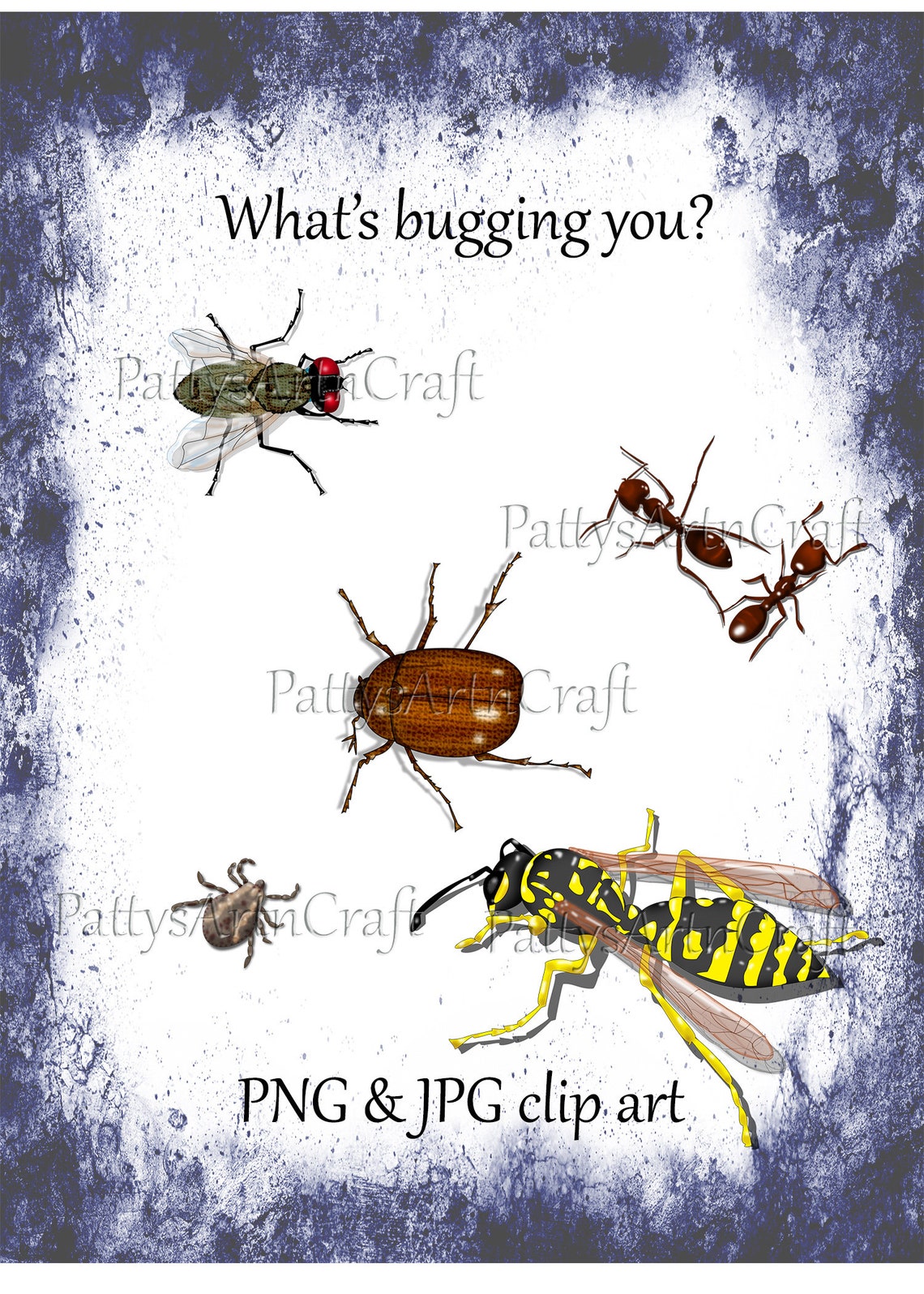 What is Bugging You? Digital Clip Art - Etsy