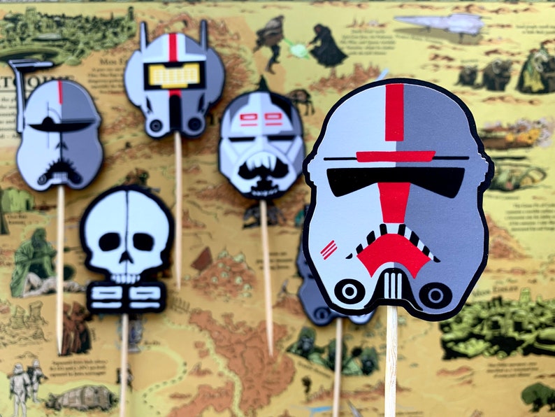 Bad Batch Cupcake Toppers Matte Paper - Etsy