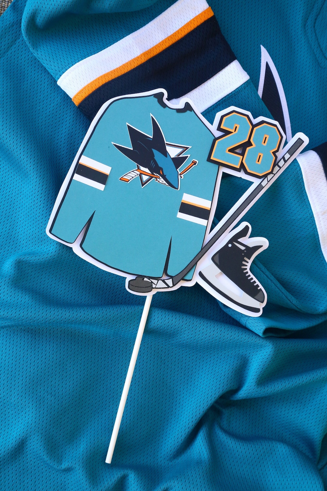 San Jose Sharks Hockey | NHL | Cake Topper | Matte Paper - Etsy