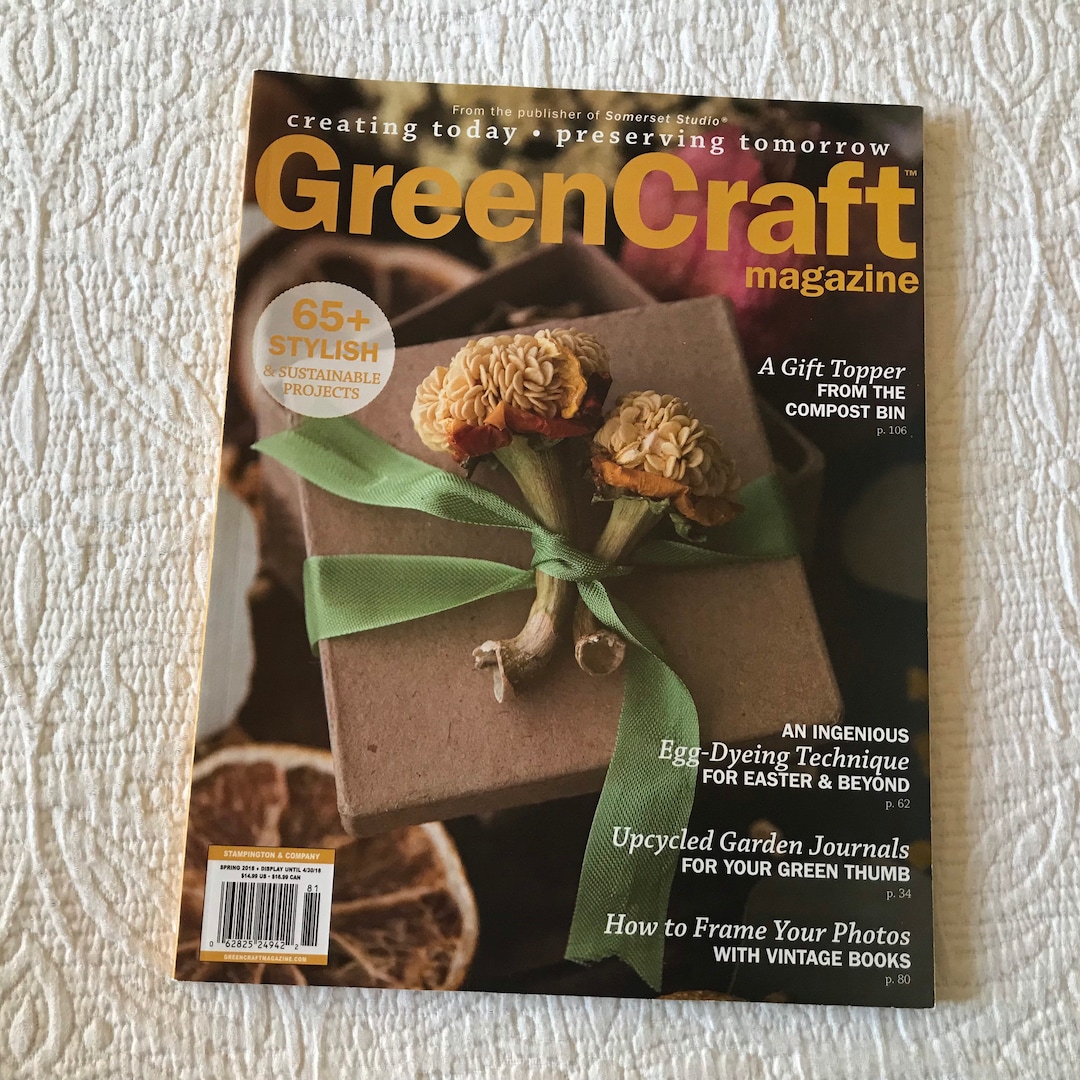 Green Craft Greencraft Magazine Spring 2018 - Etsy