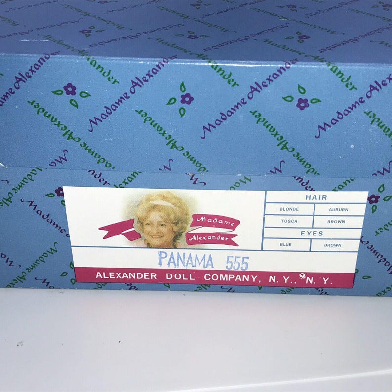 Madame Alexander 8 Panama Doll 555 Countries Around the World Vintage ...