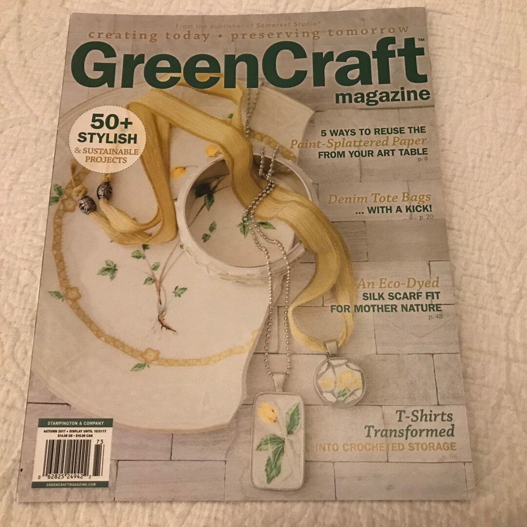 Green Craft Greencraft Magazine Autumn 2017 - Etsy