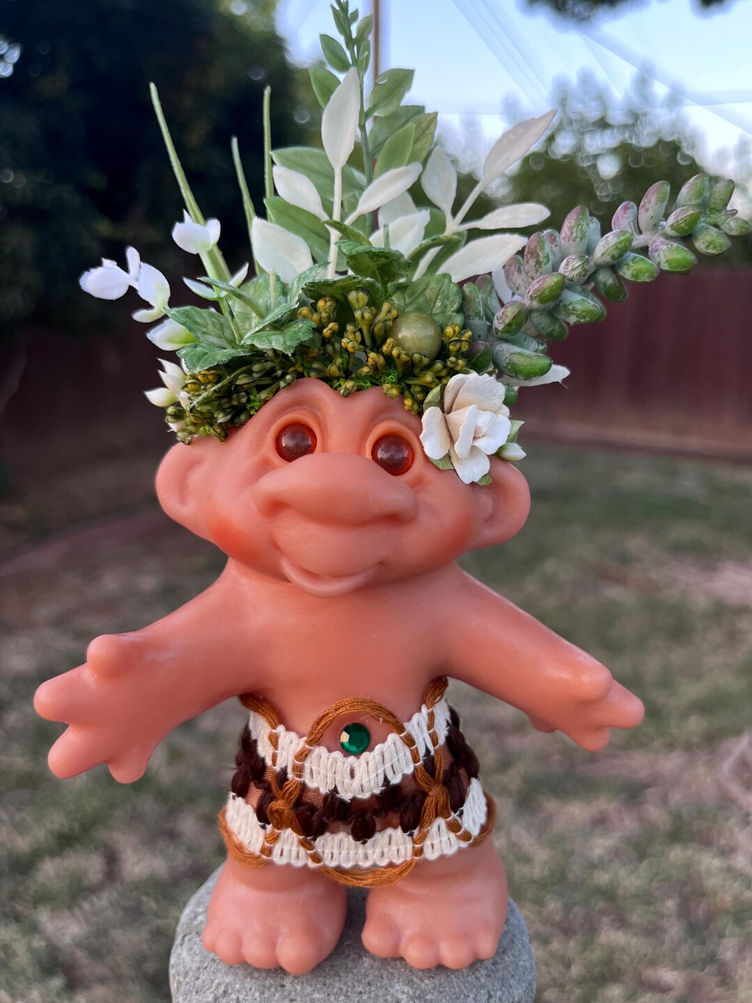 Leaves of Four Succulent Troll - Etsy