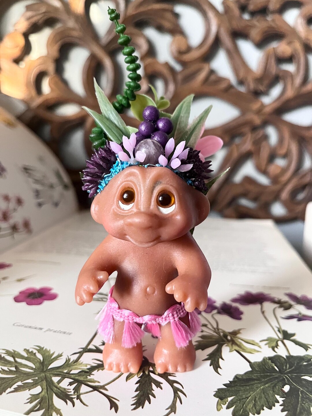 Mystic Berry Succulent Troll - Etsy