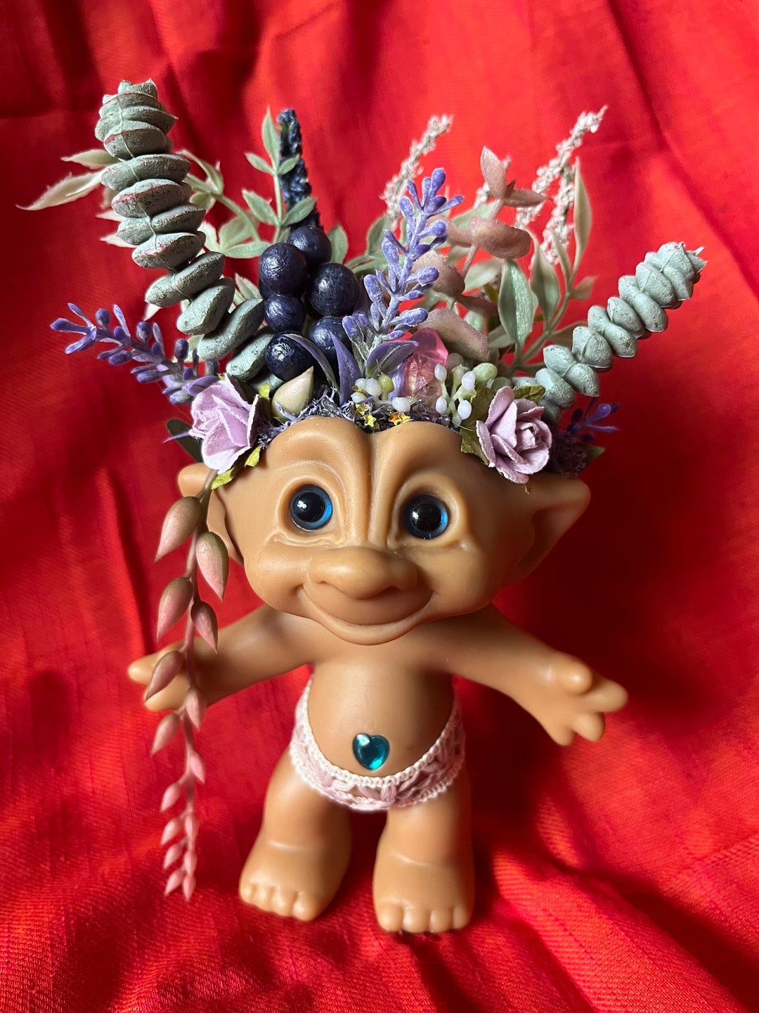 Wild Spring Succulent Troll - Etsy