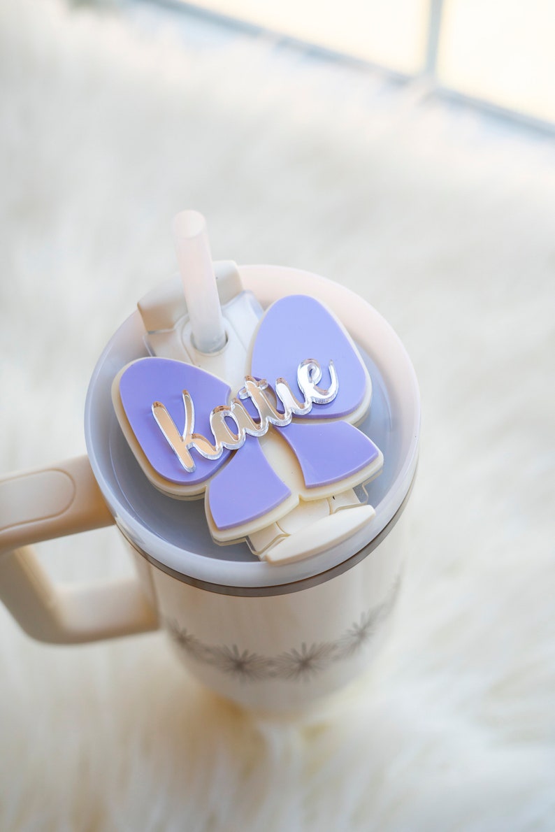 30 OZ or 40 OZ Coquette Bow Stanley Quencher H2.O Tumbler Personalized ...